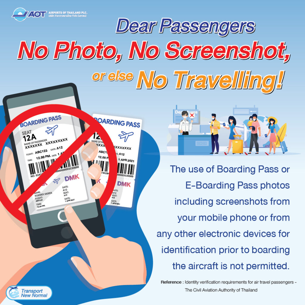 Dear Passengers..please be reminded that the use of Boarding Pass or E ...