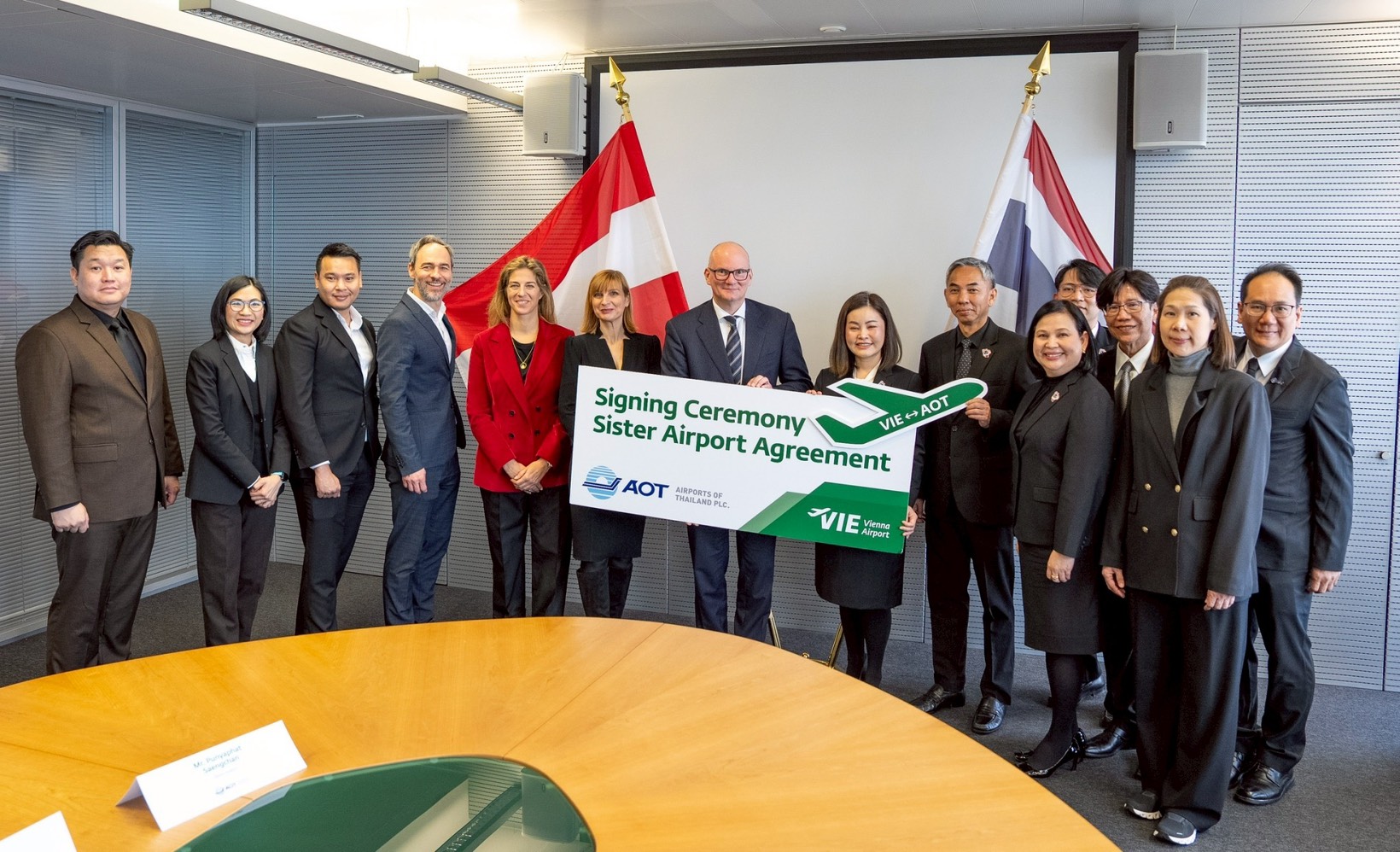 Airports of Thailand and Flughafen Wien AG Sign Sister Airport ...