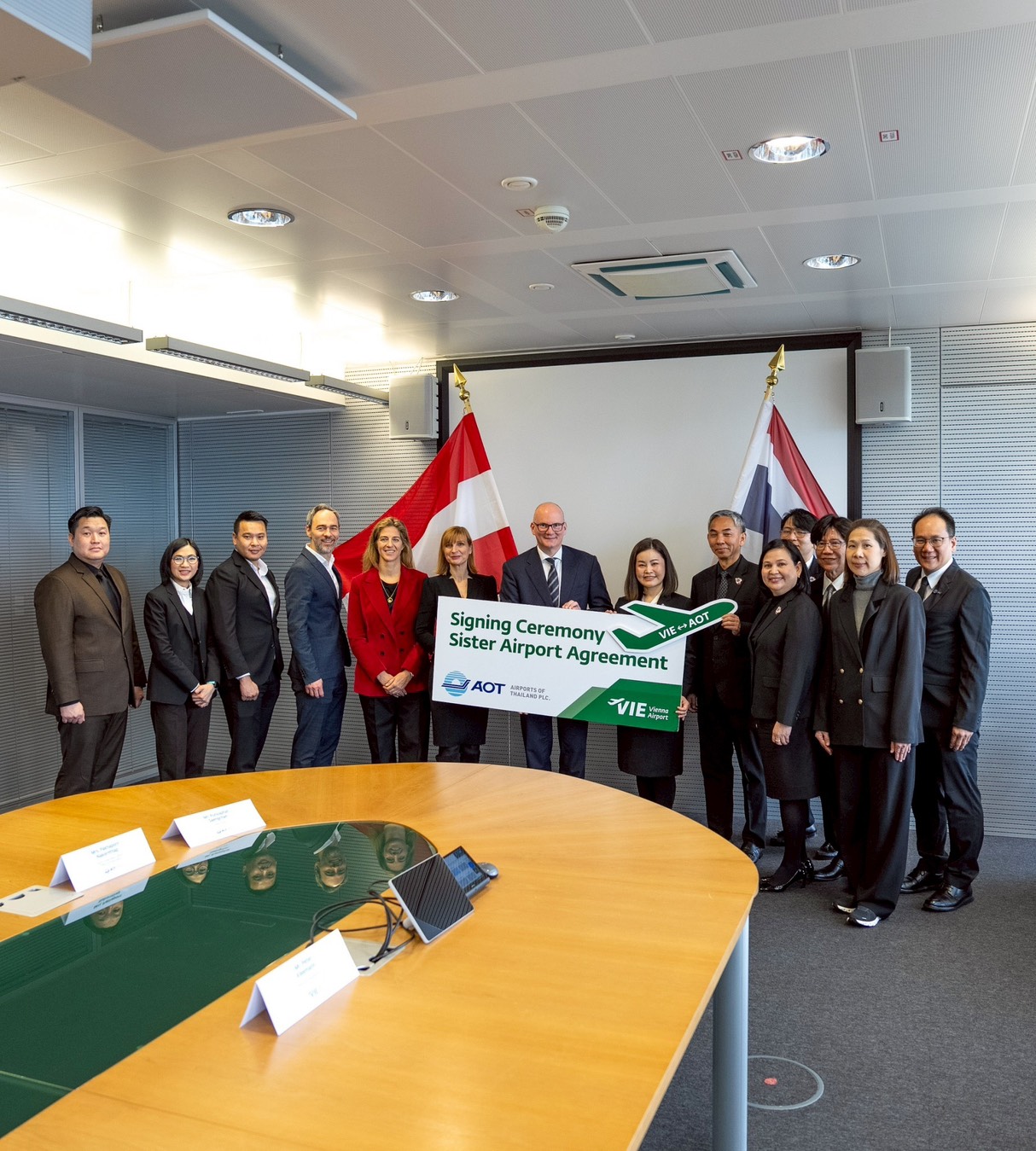 Airports of Thailand and Flughafen Wien AG Sign Sister Airport ...